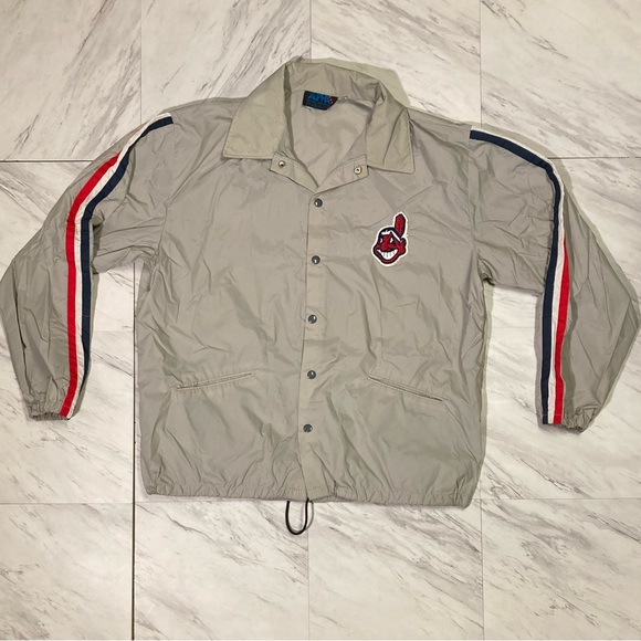 MLB | Jackets & Coats | Vintage Cleveland Indians Windbreaker | Poshmark